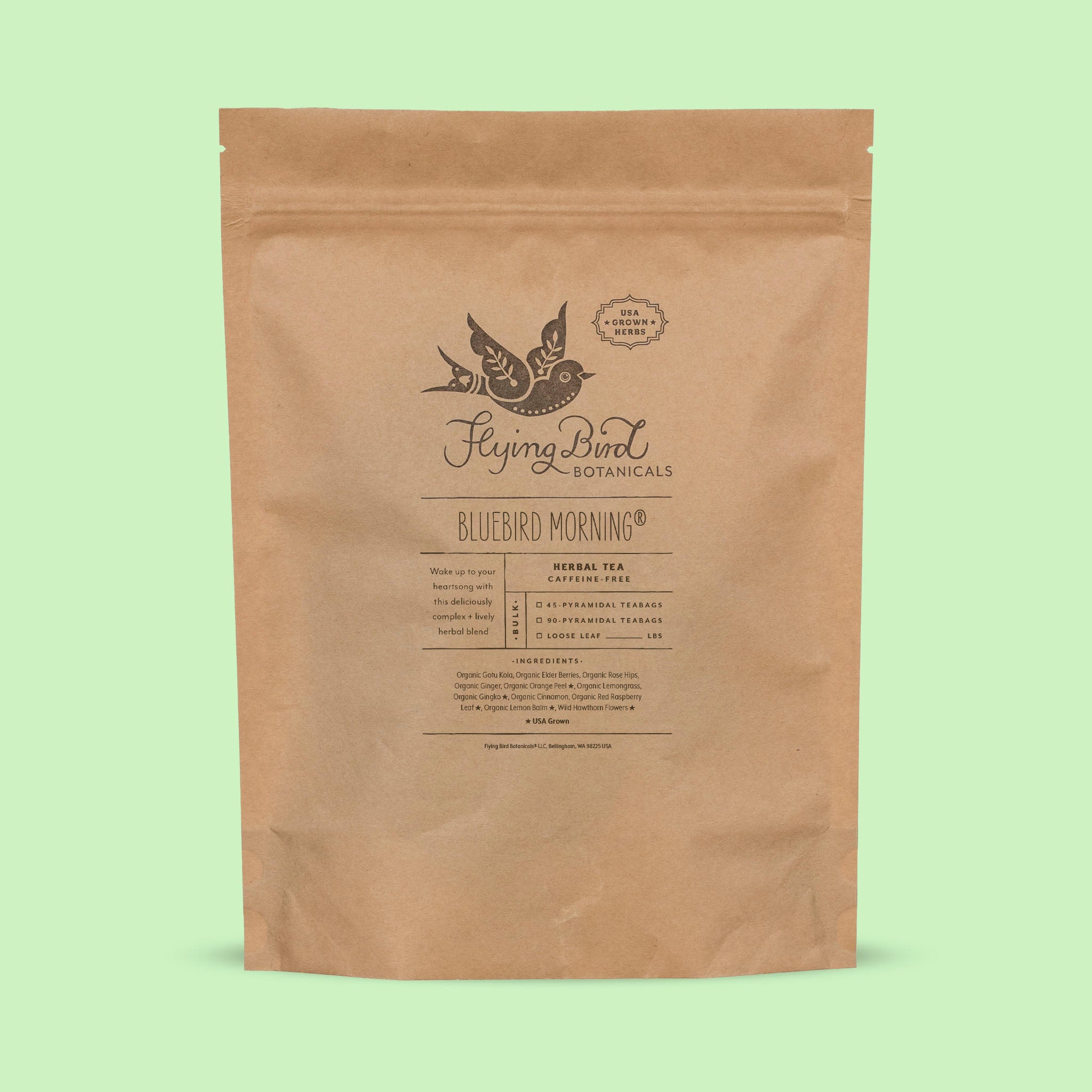 Bluebird Morning Tea Bags – Flying Bird Botanicals