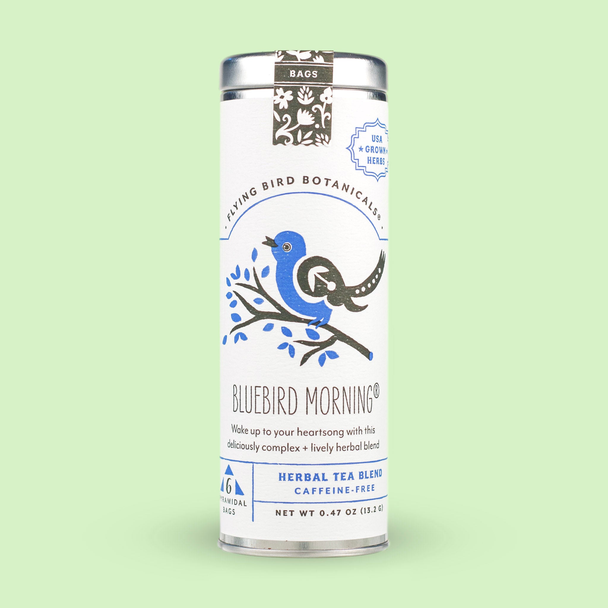 Bluebird Morning Tea Bags – Flying Bird Botanicals